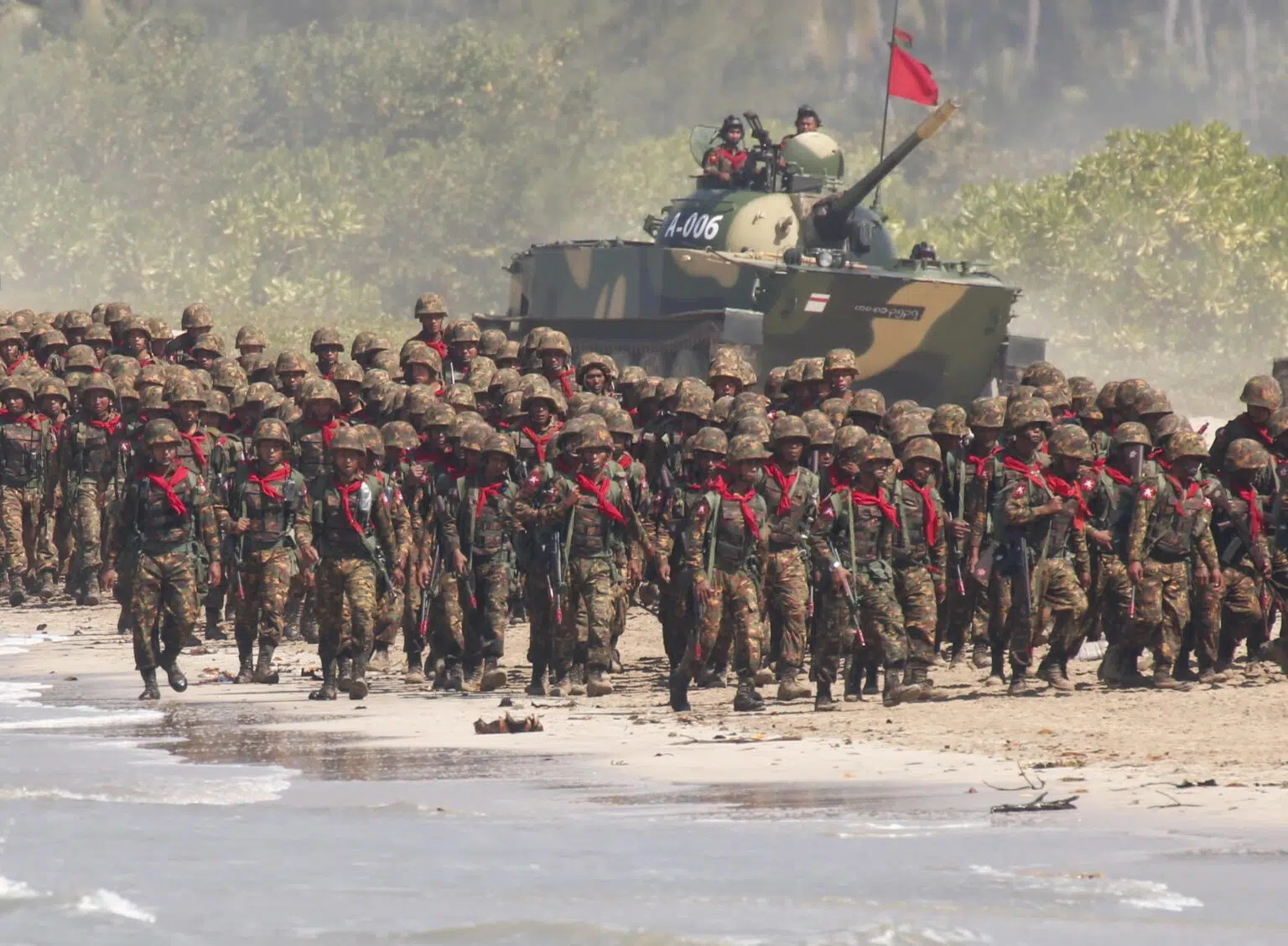 Arakan Army Mobilizes Troops Amid Myanmar Military Preparations for ...